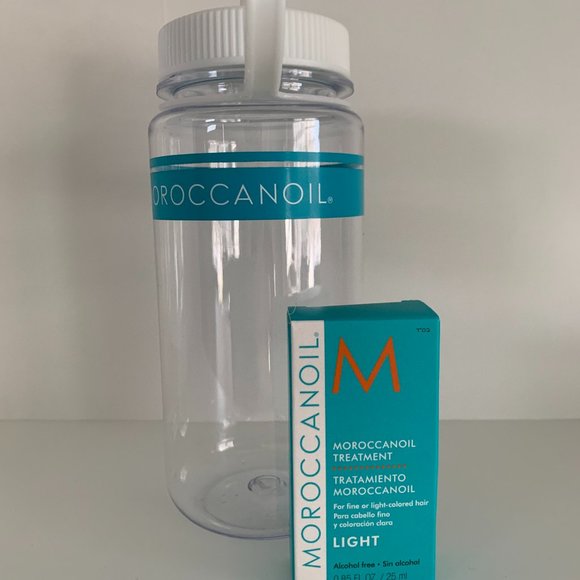 Moroccanoil | Hair | Moroccanoil Light 85 Oz With Water Bottle | Poshmark